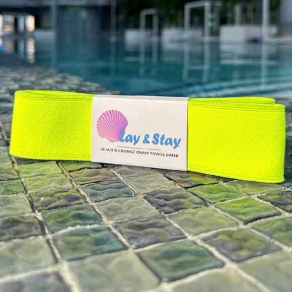 Bath | Lay Stay Lime Lounge Chair Towel Band | Poshmark